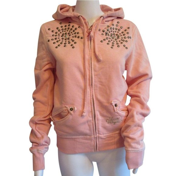 True Religion | Pants & Jumpsuits | True Religion Pink Classic Hoodie ...